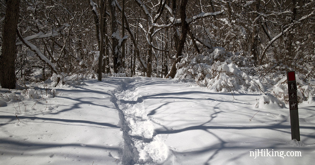 Six Mile Run Reservoir – Red Trail | njHiking.com
