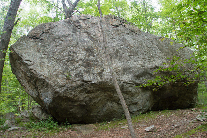 Tripod Rock in July | njHiking.com
