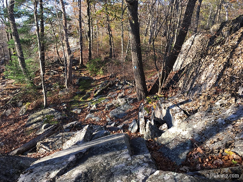 Hiking the Terrace Pond North Trail in October | njHiking.com